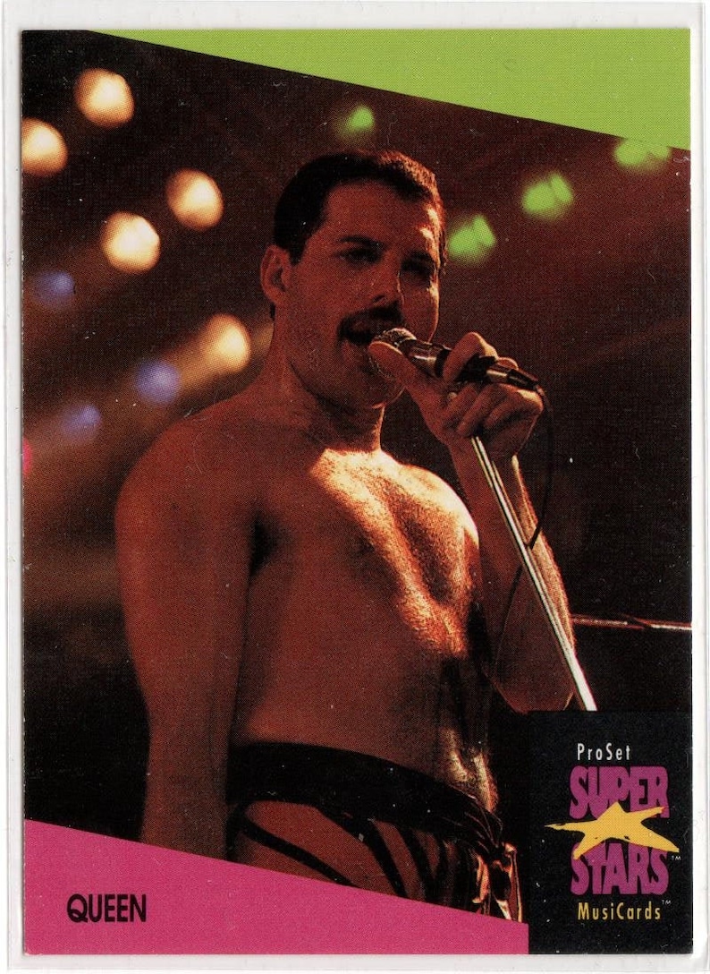 RARE United Kingdom Pro Set Music FANZ Freddy Mercury QUEEN Card - Etsy