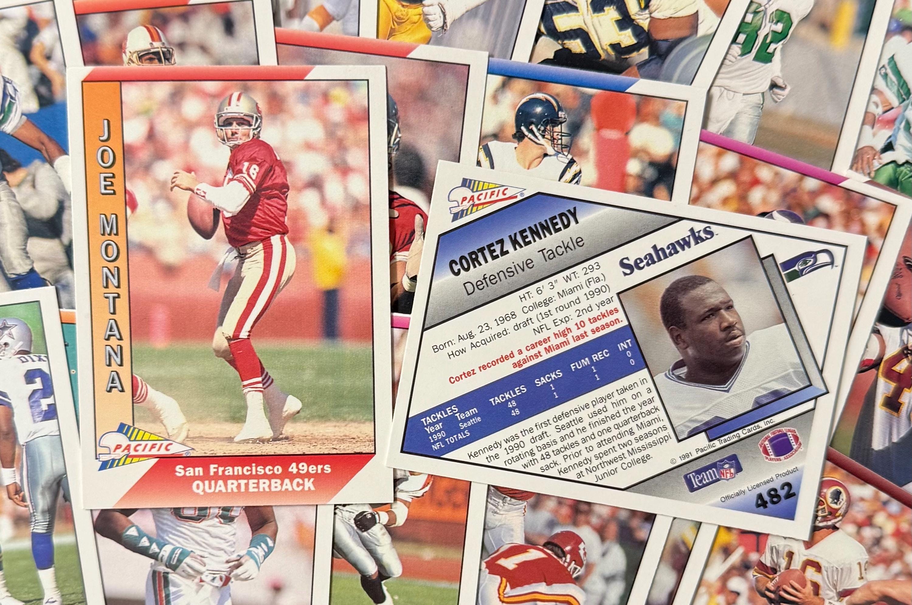 Unopened 1991 Pacific Football Cards Pack Premier Edition FIRST 14 ...