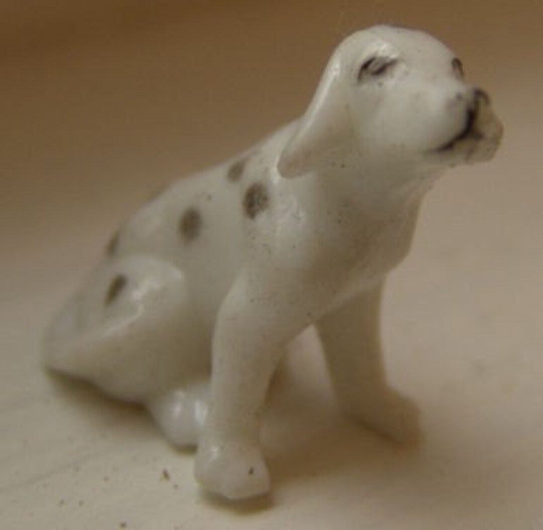 1960s Mini Dog Figurine HAND PAINTED Dalmatian - Etsy