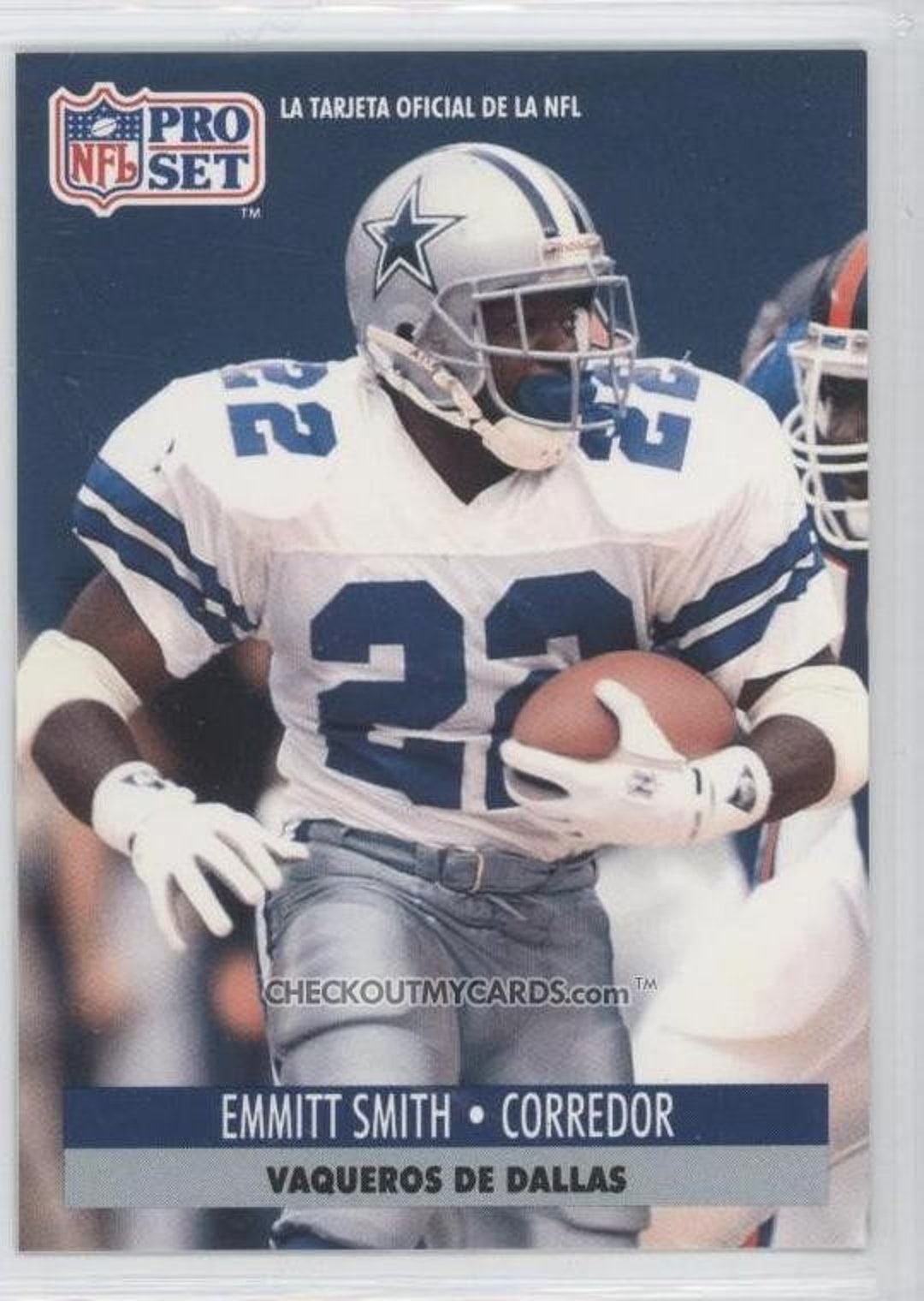 Rare Official EMMITT SMITH Card in SPANISH Book Value 6 Dollars - Etsy