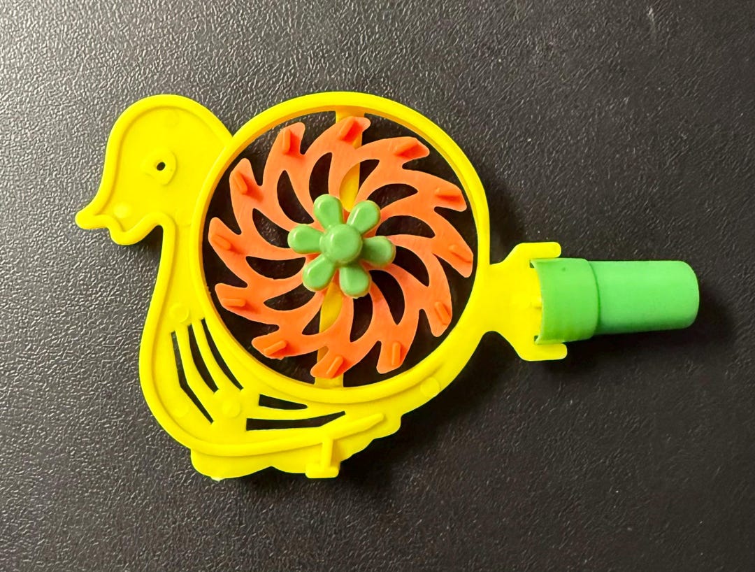 1960’s Cole Brothers Circus Spinner Whistle DUCK - Etsy
