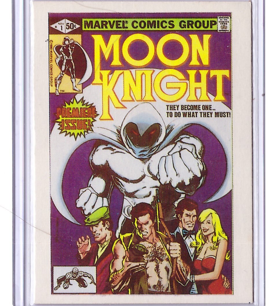 Memorabilia Marvel #1 Moon Knight Comic Card from 1984 FTCC Art ...