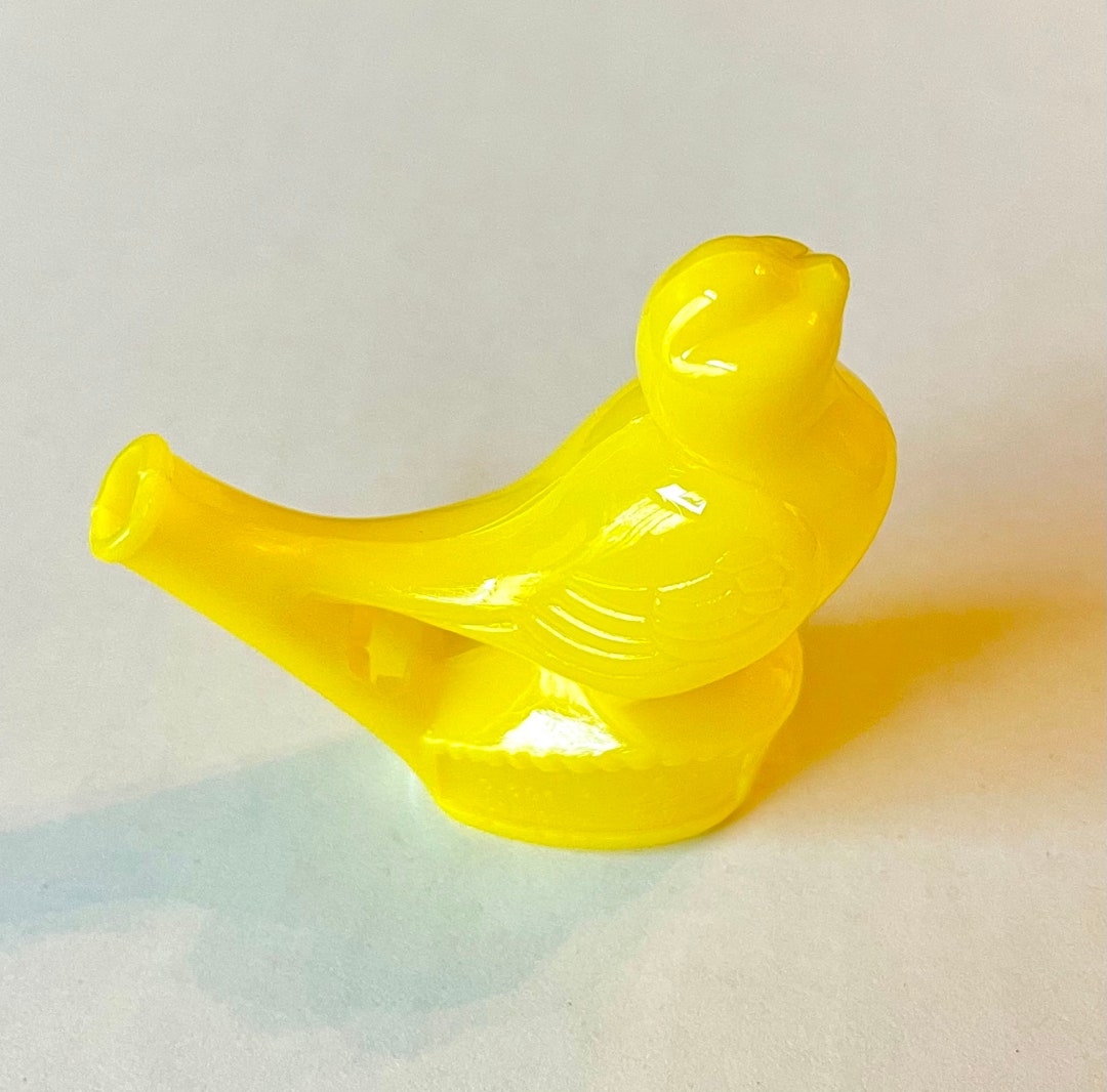 Yellow 1970s Warbler Whistle Number 501 Series Pastel Colors - Etsy