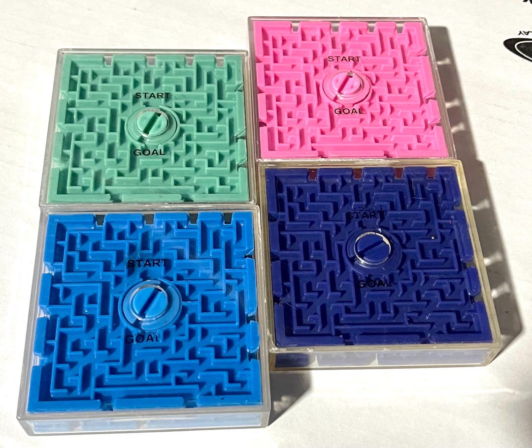 1970s Plastic Ball Maze Toy: Logic Puzzle - Etsy