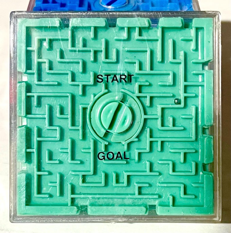 4 - 1970’s Large Plastic Ball Maze Toys VERY COOL - Etsy