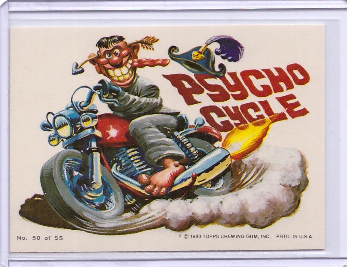 Memorabilia 1980 Topps Weird Wheels Card MODEL TNT Art & Collectibles ...