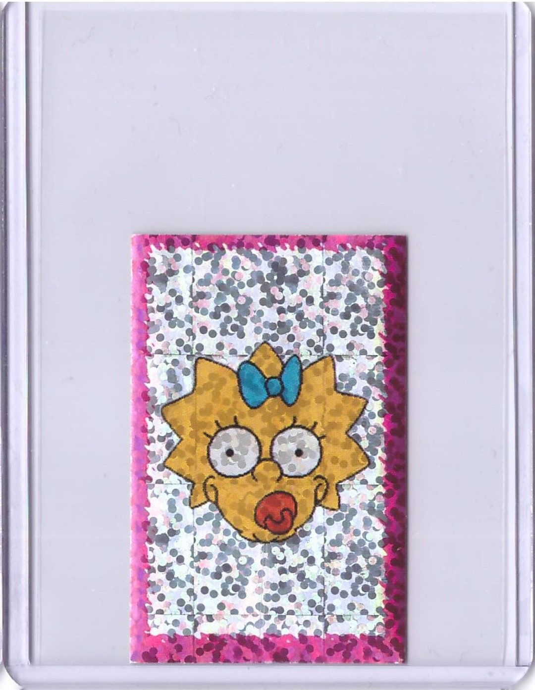 Rare 1990s Super Hologram MAGGIE SIMPSON Sticker MINT 21060221 - Etsy