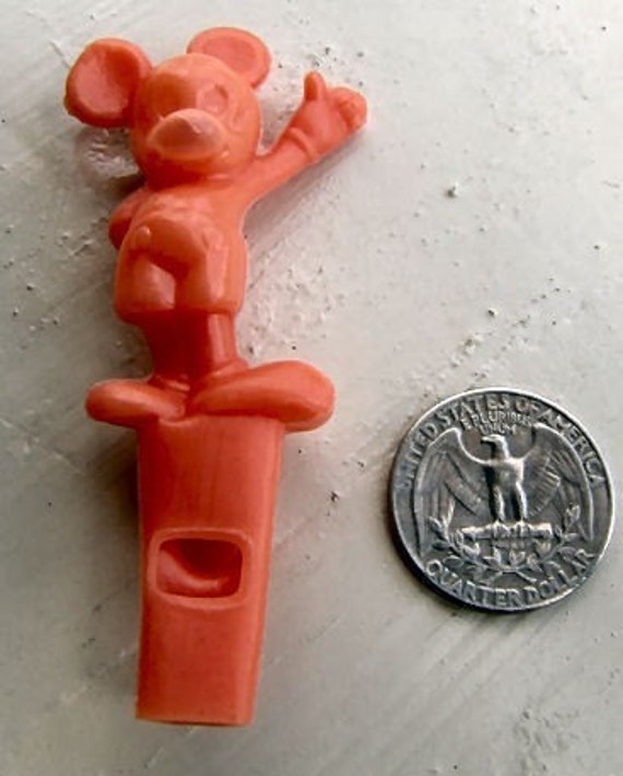 1960's Mickey Mouse Whistle DISNEY Original - Etsy