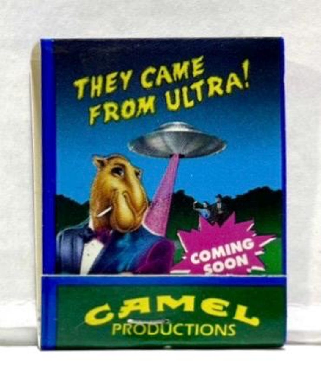 1992 Rare Limited Edition Joe Camel Matchbook Camel UFO - Etsy