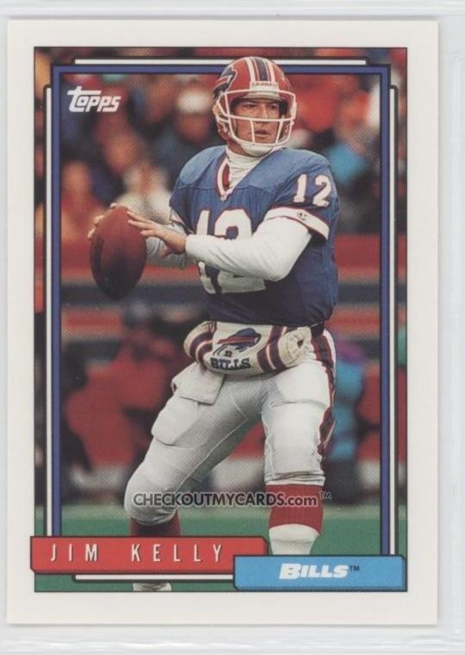 1992 Topps High Series JIM KELLY Hall of Fame QB Football Card - Etsy