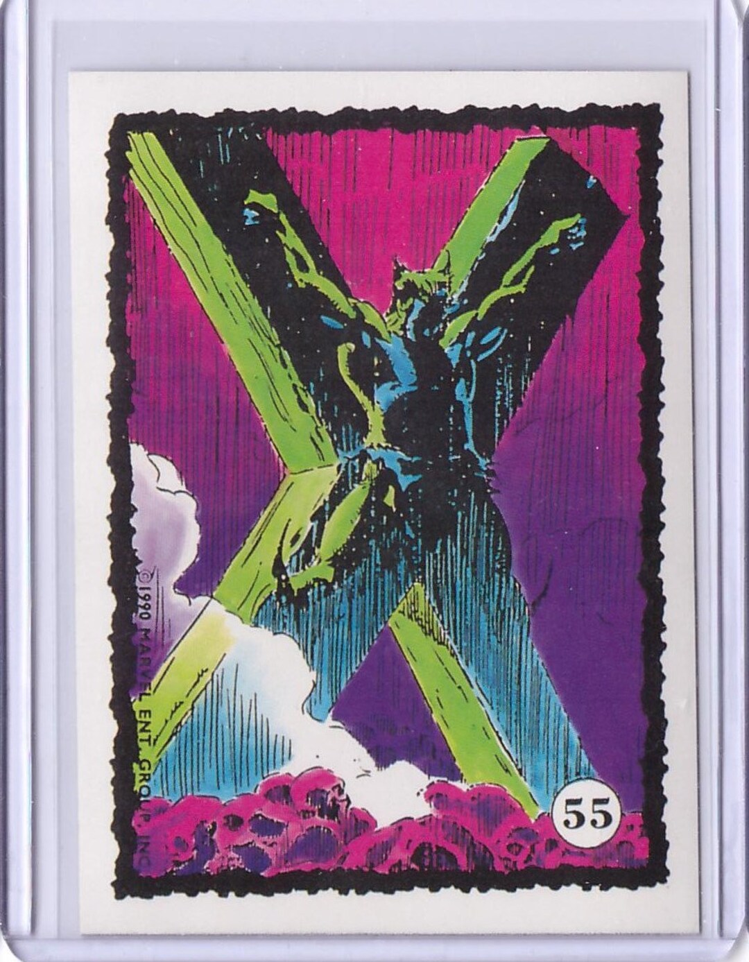 1990 Marvel Sticker Wolverine Untamed 55 Wolverine - Etsy