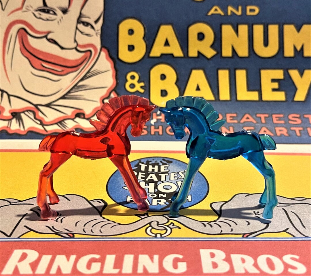 1950s BLUE PONY Circus Animal From Ringling Brothers Barnum and Bailey ...
