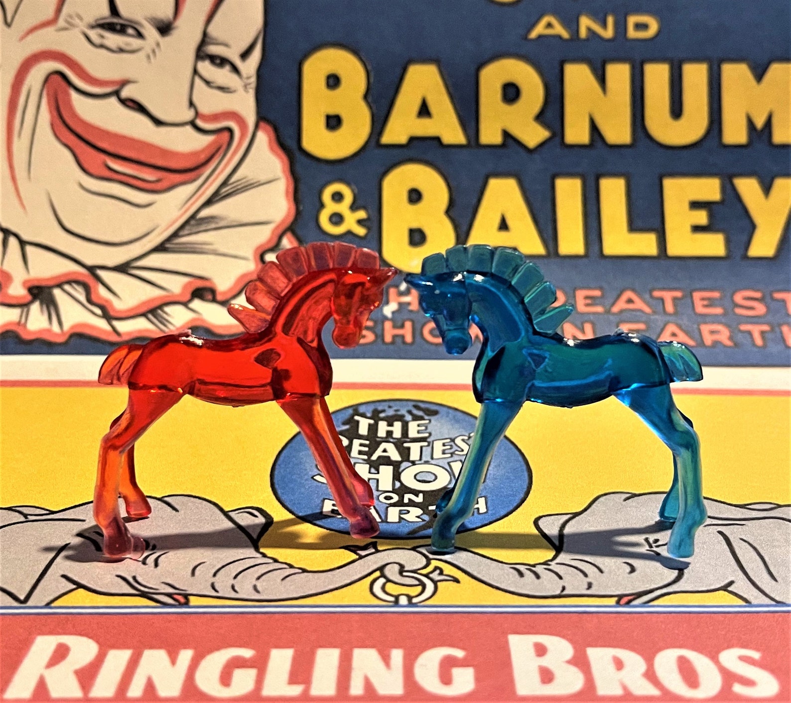 1950s BLUE PONY Circus Animal From Ringling Brothers Barnum - Etsy