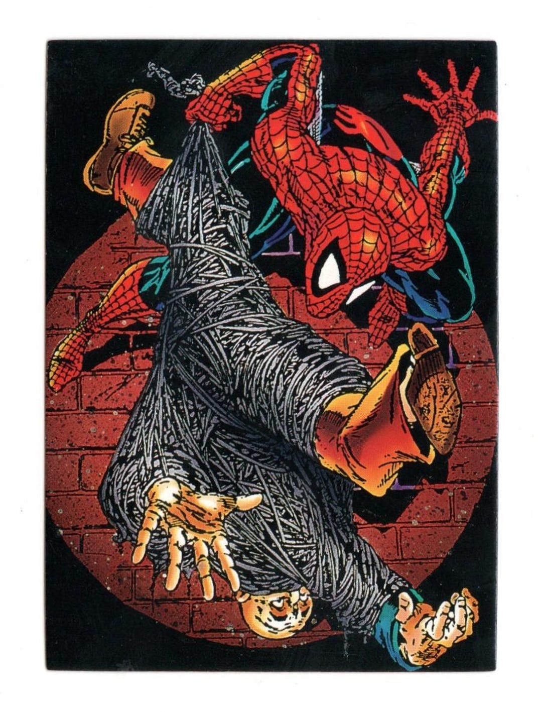 1992 Marvel WEB FLUID Spider-man 30th Anniversary Collector Card 01-28 ...