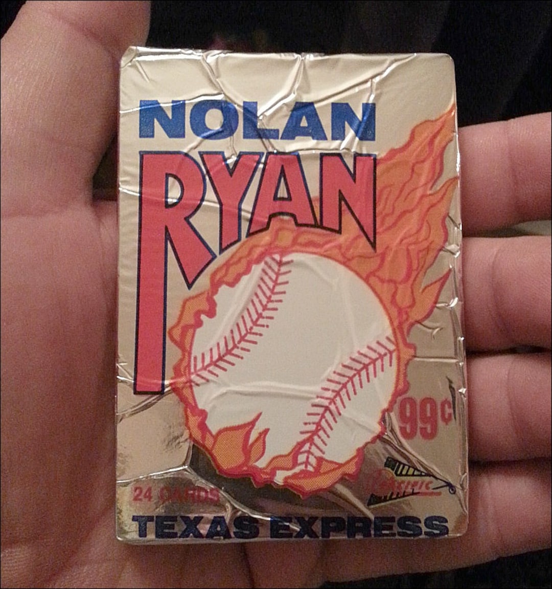 1991 Jumbo NOLAN RYAN Texas Express Pack of Limited Edition Baseball ...