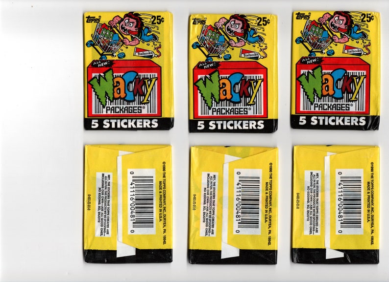 Vintage DONKEY NOSE PIZZA 1991 Wacky Packages Card - Etsy