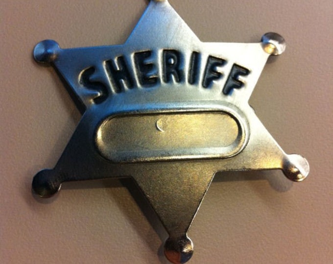 1960s-1970s Metal Sheriff Badge Unpressed Condition - Etsy