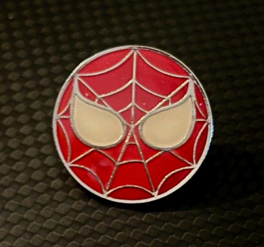 2004 Marvel Collectible Spider-man Eyes Shield Pin Sp6 - Etsy