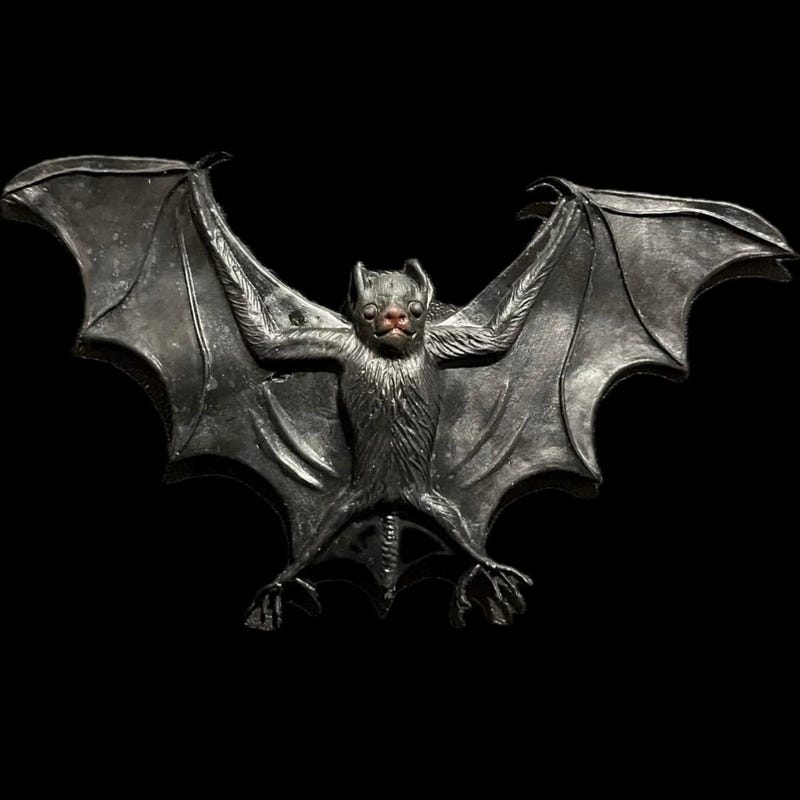 Vintage Bat Stuffed Toy - Etsy