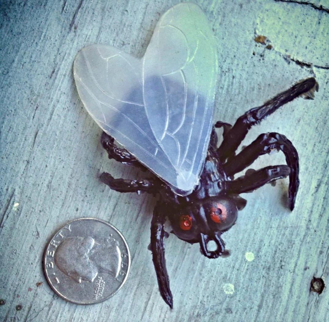 Vintage 1960s HUGE Rubber FLY - Etsy