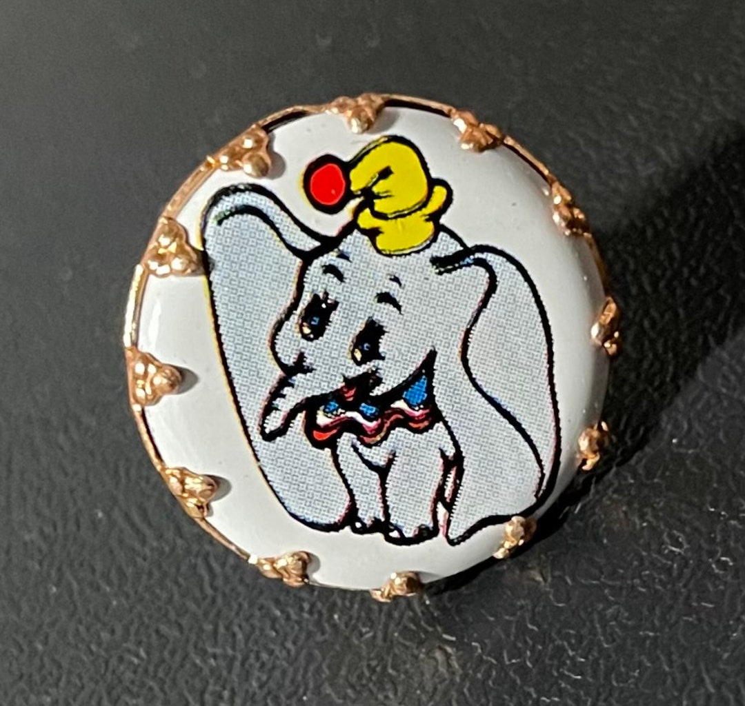 1970s Disney DUMBO Cartoon Ring Vintage and Adjustable - Etsy