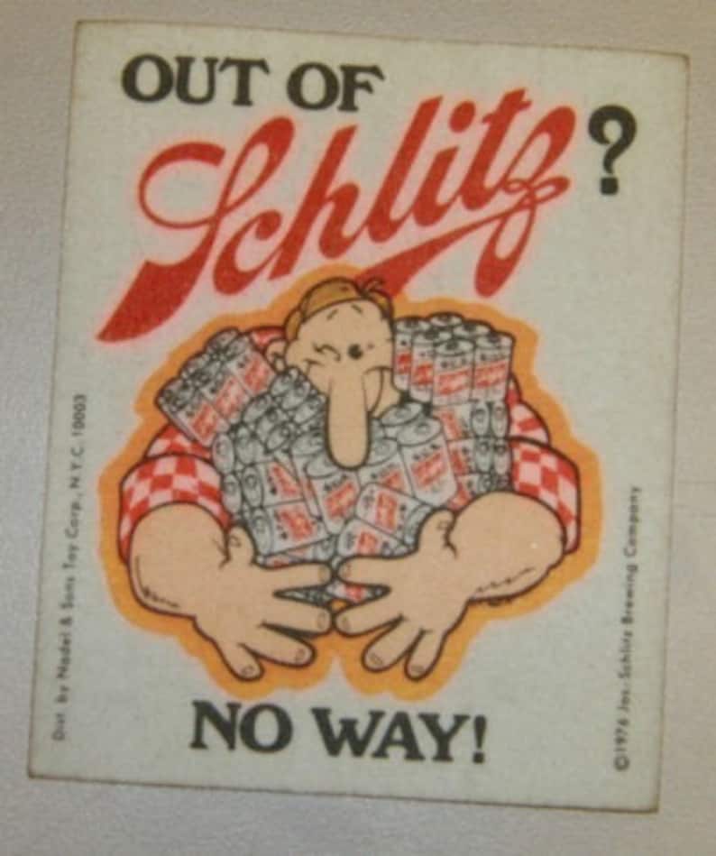 1976 OUT OF SCHLITZ No Way Patch - Etsy