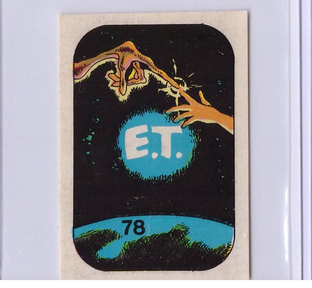 Very RARE ET the Extra Terrestrial 1984 Video Movies Series Sticker - Etsy