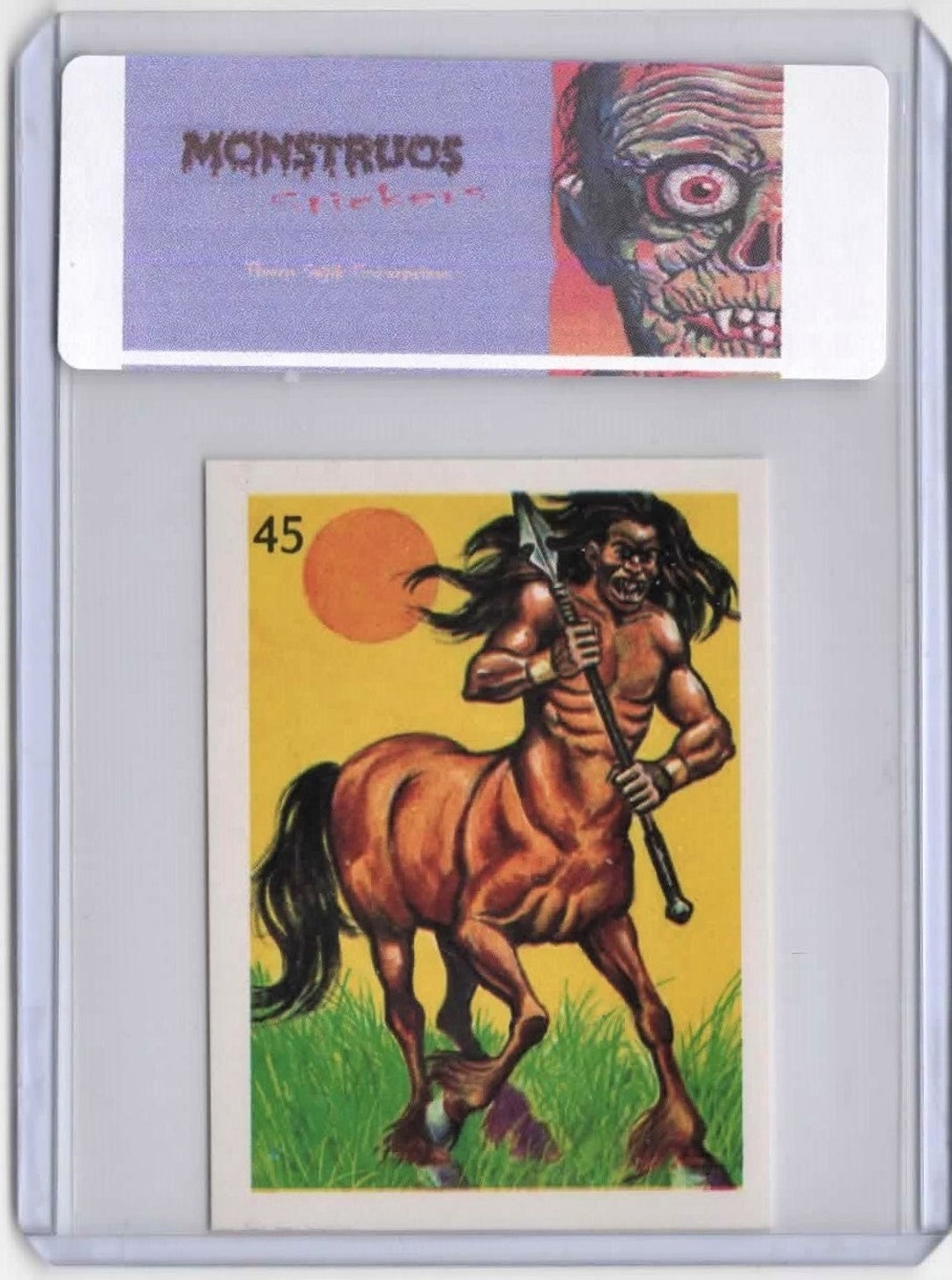 1970s Centaur MONSTRUOS Card - Etsy