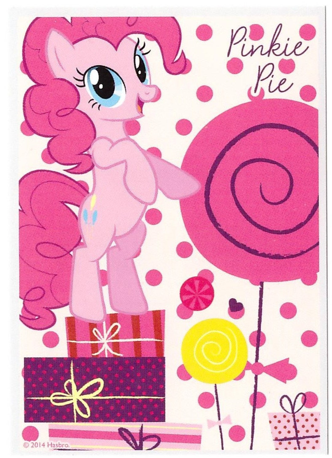 PINKY PIE My Little Pony Sticker From Vending Company - Etsy