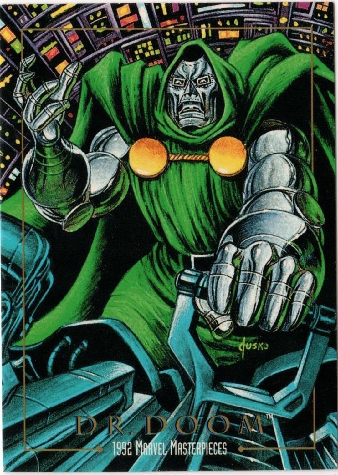 1992 Marvel Masterpieces DR DOOM Card - Etsy