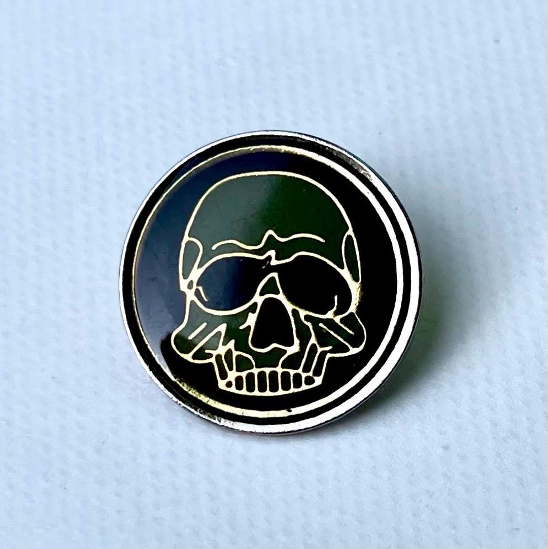 2004 Punisher Shield Skull Pin - Etsy
