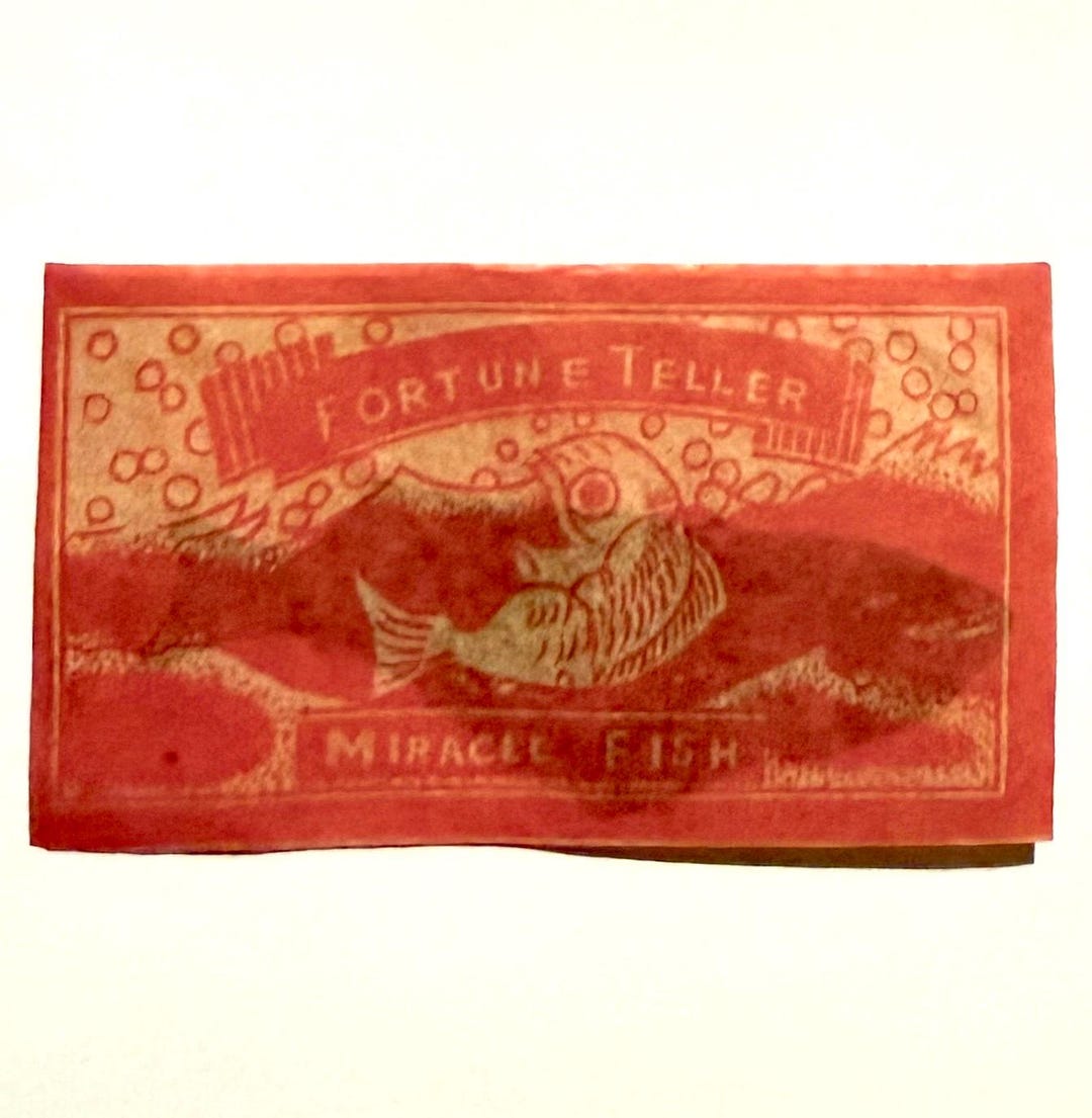 1950’s Cracker Jack Fortune Teller Fish RARE - Etsy