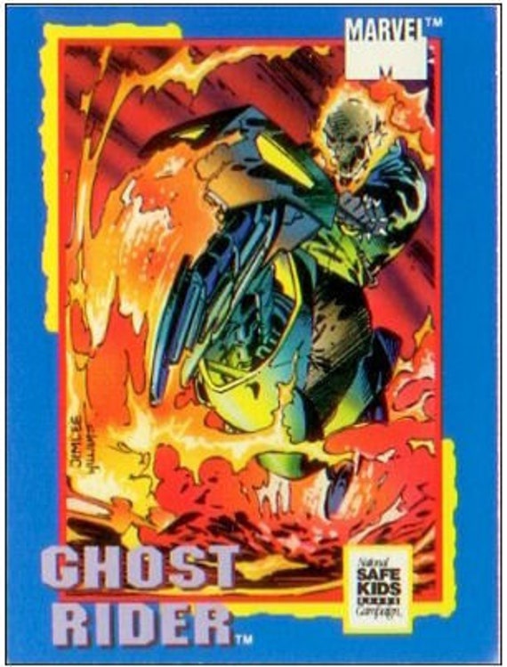 1991 MARVEL Trading Card From Impel Limited Edition GHOST | Etsy