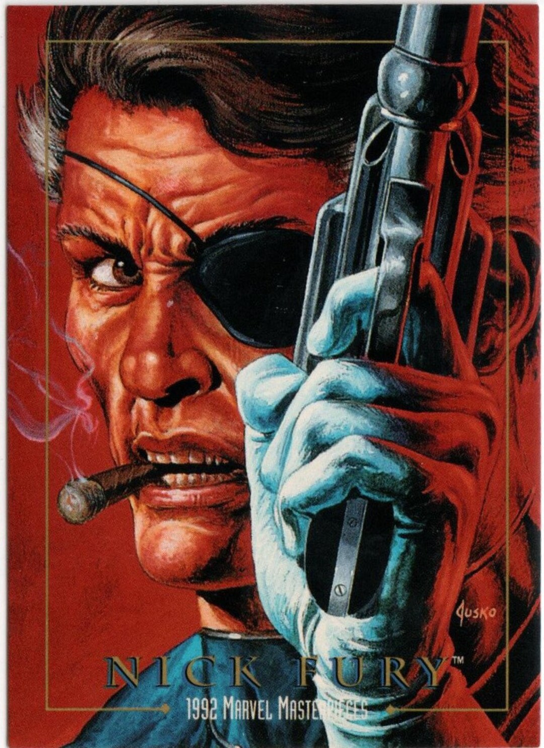 1992 Marvel Masterpieces NICK FURY Card - Etsy