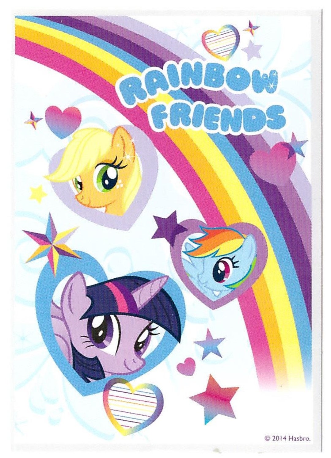 RAINBOW FRIENDS My Little Pony Sticker From Vending Company - Etsy