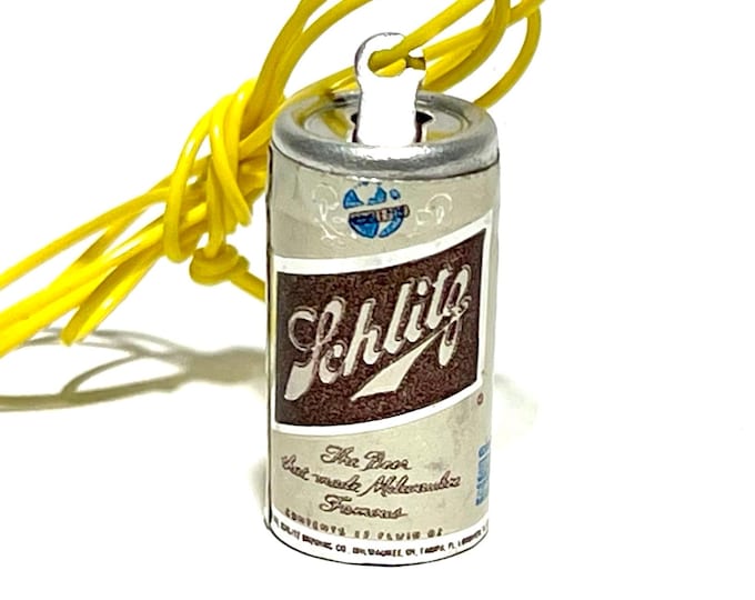 1970s Novelty SCHLITZ BEER Can Necklace - Etsy