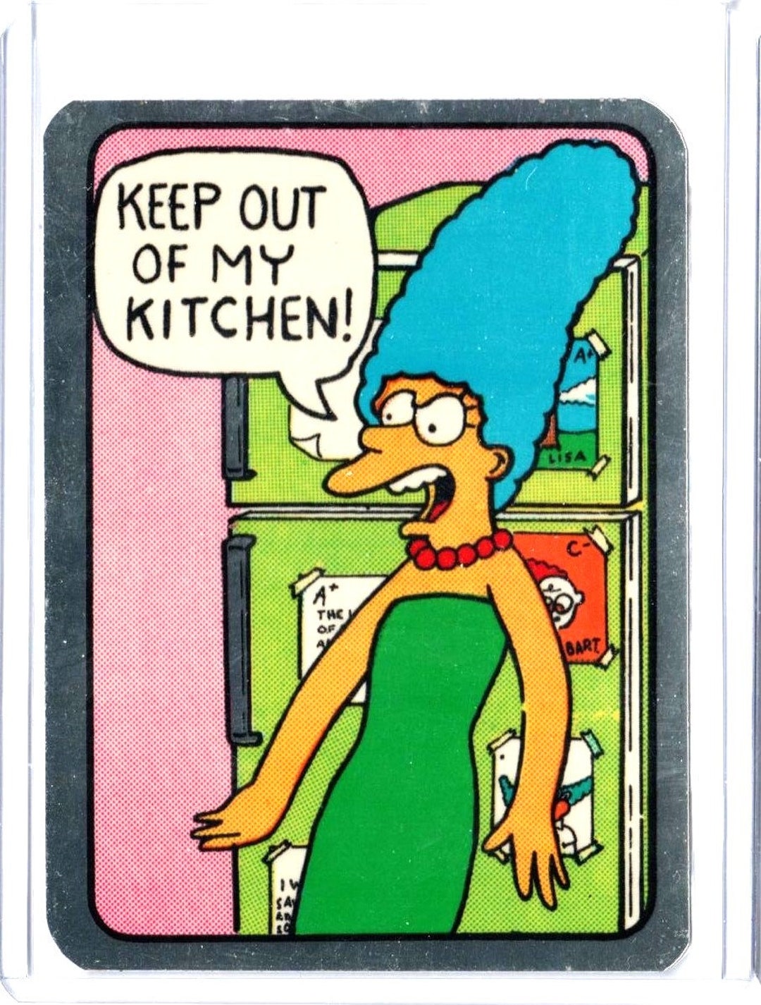 1990 Simpsons MARGE Novelty Vending Sticker Made by Kodak - Etsy