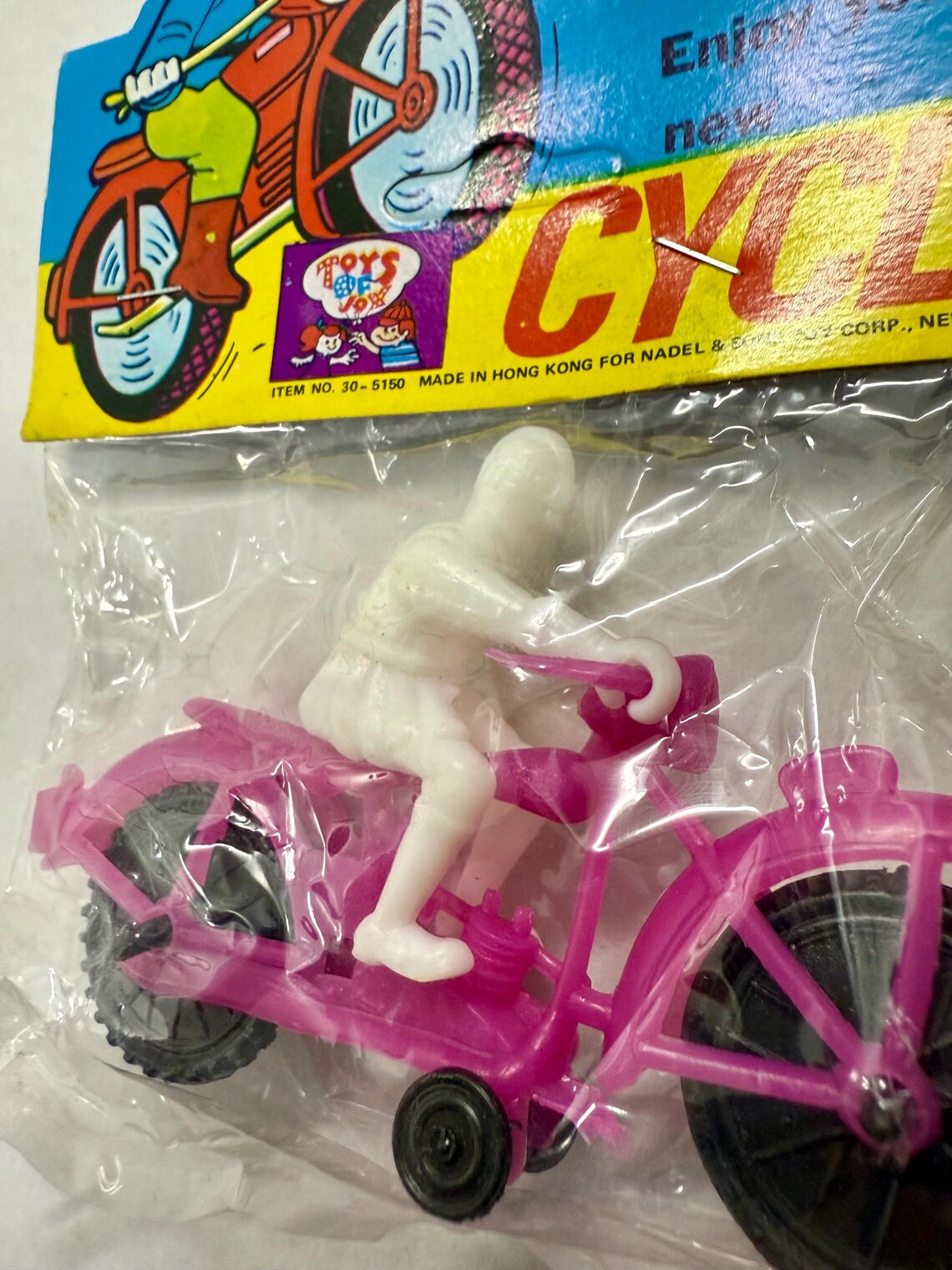 Vintage 1970s Dime Store Motorcycle Mint in Package Old Store Stock ...