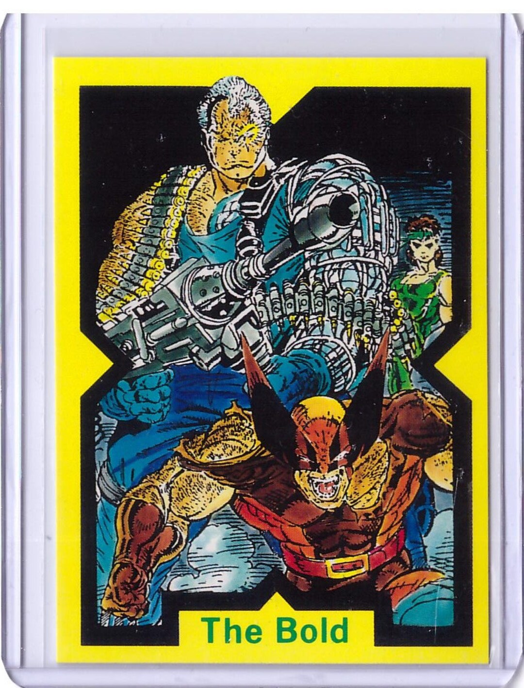1991 X-force Comic Images Card Cable and Wolverine THE BOLD - Etsy