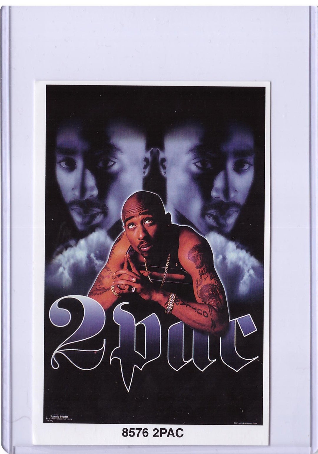 2pac RARE 1990s Poster Sample Card NM Condition - Etsy
