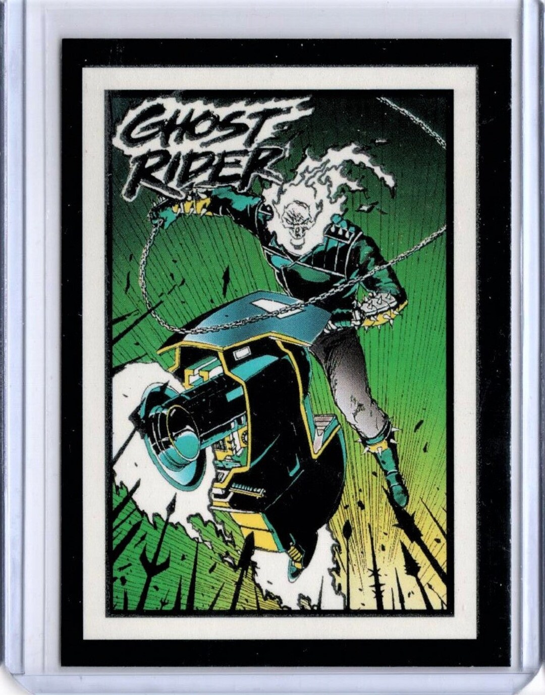 1992 Glow in the Dark G3 Marvel Ghost Rider Card - Etsy