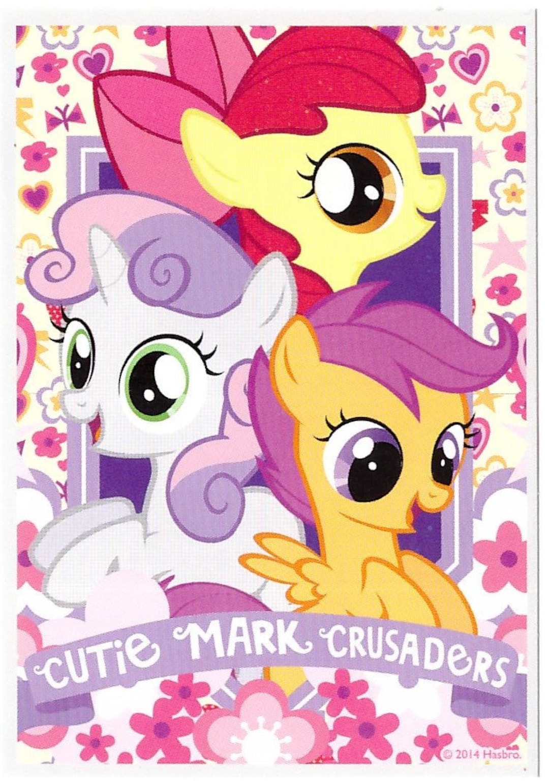Cutie Mark Crusaders My Little Pony Sticker From Vending Company - Etsy