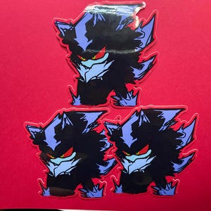 Mephiles Vinyl Glossy Sticker - Etsy