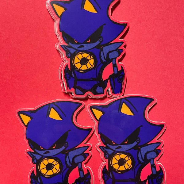 Neo Metal Sonic Plush - Etsy