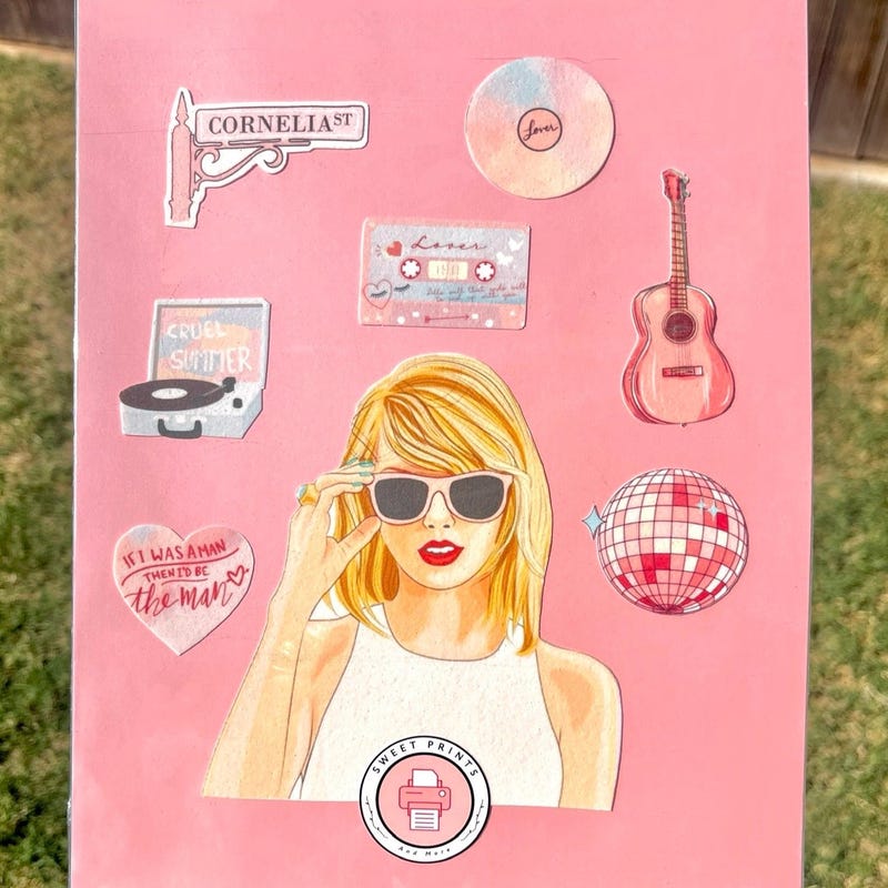 Taylor swift cake topper - Etsy