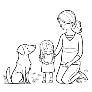 Mommy and Me Girl Edition Coloring Book: 60 Moments With Mom to Color ...