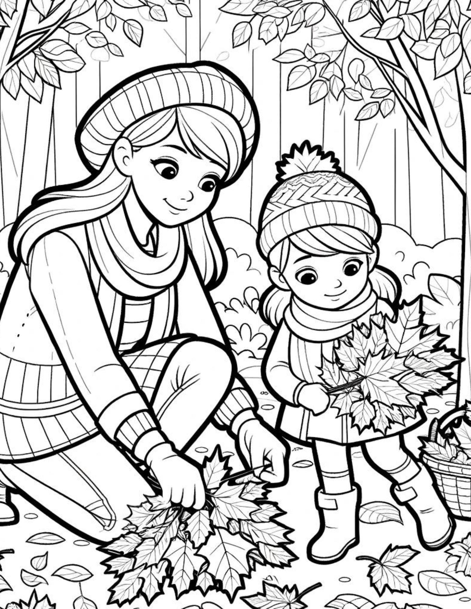 Mommy and Me Girl Edition Coloring Book: 60 Moments With Mom to Color ...