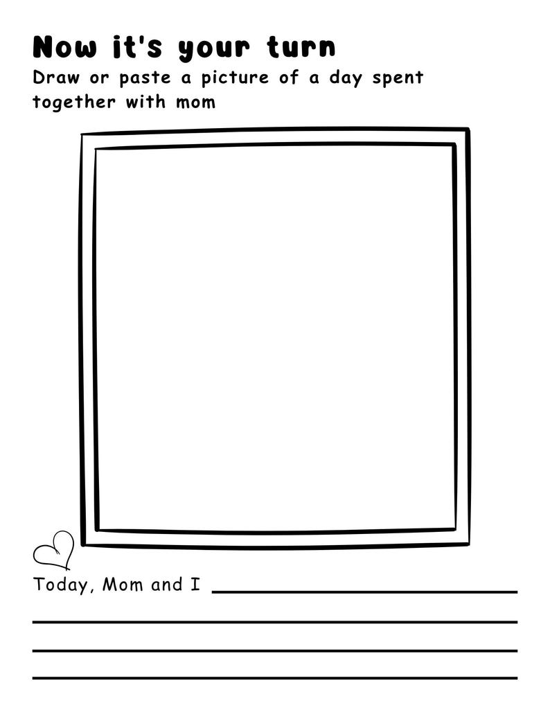 Mommy and Me Girl Edition Coloring Book: 60 Moments With Mom to Color ...