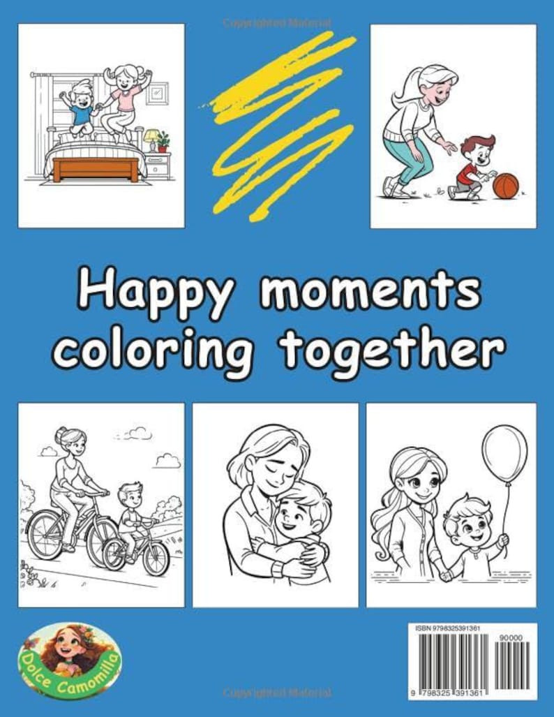 Mommy and Me Boy Boy Edition Coloring Book: 60 Moments With Mom to ...