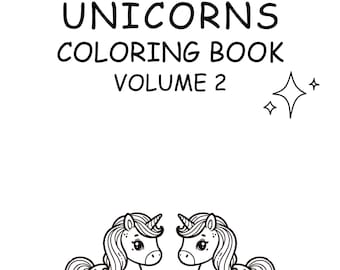 50 Mermaid, Princess, and Unicorns Coloring Pages, for Kids, Printable ...